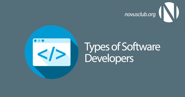Types of Software Developers – Novus Club